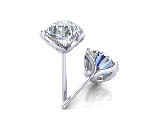 Anna Diamond Stud Earrings – Princess Diamonds